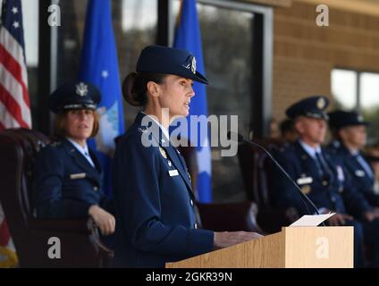 U.S. Air Force Col. Heather Blackwell, outgoing 81st Training Wing ...
