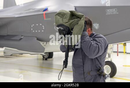 New joint service aircrew masks (JSAM) are displayed on Eielson Air ...
