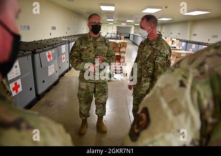 Col. Michael Fea, 51st Medical Group outgoing commander, returns a ...