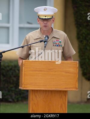 BGen. Ryan P. Heritage, the Commanding General of Marine Corps Recruit ...