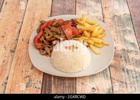 Typical peruvian food Stock Photo - Alamy