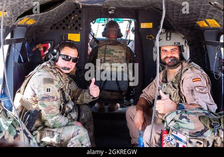 Task Force Toro Soldier Staff Sgt. Navarro Edey with the Spanish Army ...