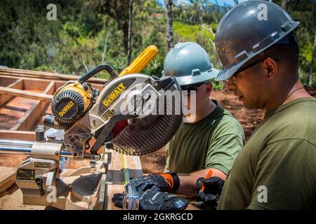 A U.S. Marine with Engineer Support Company (ESC), 8th Engineer Support ...