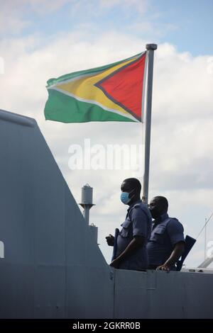 Guyana Defence Force (GDF) members compete in the First Quarterly ...