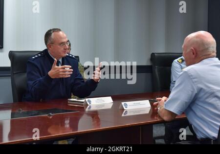 Lt. Gen. Luca Goretti, Deputy Chief of Staff of the Italian Air Force ...