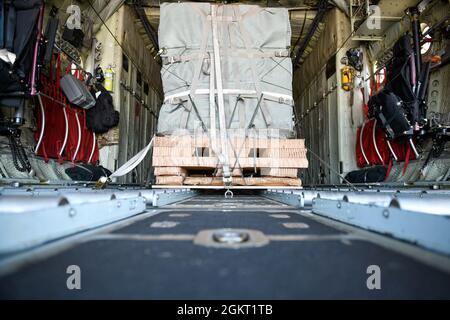 A container delivery system bundle sits in the drop zone at the ...