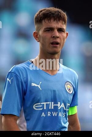 James McAtee of Manchester City during the Professional Development ...