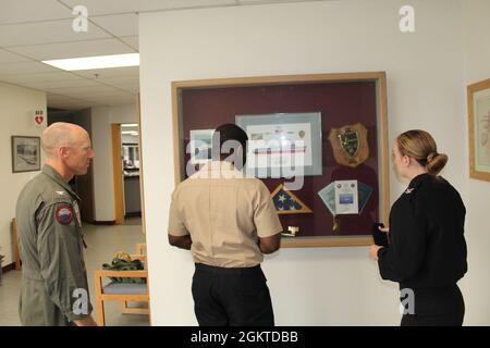 ANCHORAGE, Alaska (June 28, 2021) Navy Capt. Peter Riebe, commanding ...