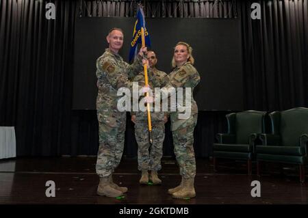 Col. Michael Fea, 51st Medical Group outgoing commander, returns a ...