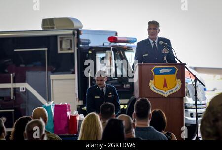 Brig. Gen. Jeremy Sloane, 36th Wing commander and Lt. Col. Rebecca ...