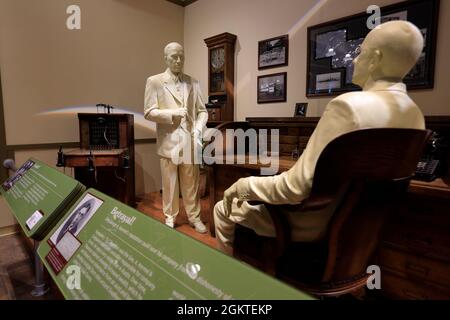 Life-size mannequins of the founder of Hormel Foods Corporation George ...