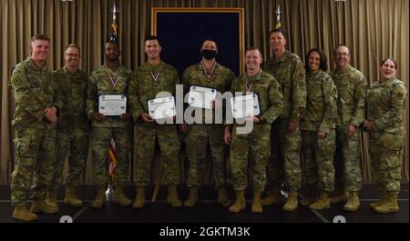 Tech. Sgt. selects from the 319th Civil Engineering Squadron pose for a ...