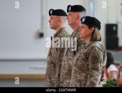 U.S. Army Col. Andrew Landers (right), commander, Landstuhl Regional ...