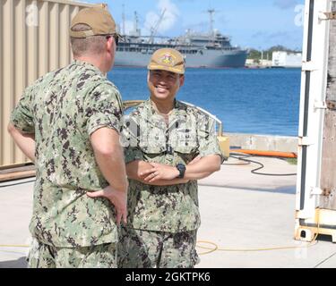 Rear Adm. Butch Dollaga, commander of Undersea Warfighting Development ...
