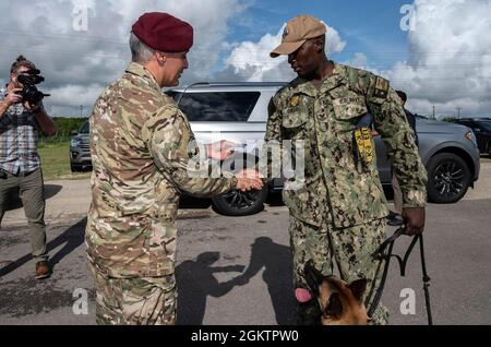 SEAC Ramón "CZ" Colón-López (right), the Senior Enlisted Advisor to the ...