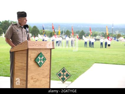 Maj. Gen. Matthew McFarlane, Commanding General of the 4th Infantry ...
