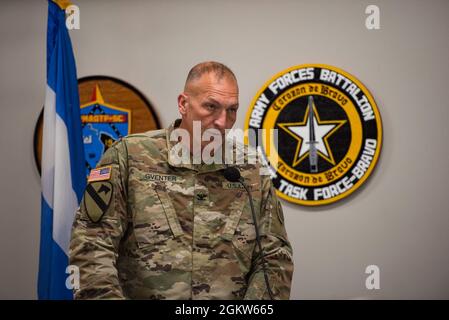 U.S. Army Col. Steven Gventer, commander of Joint Task Force-Bravo ...