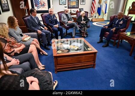 Lt. Gen. Timothy Fay, right, Headquarters Air Force director of staff ...