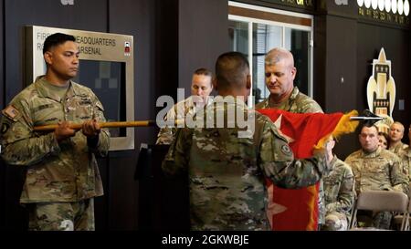 Lt. Gen. Antonio A. Aguto, commanding general of First Army (front row ...