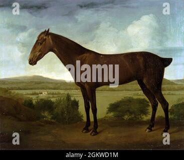 Vintage George Stubbs horse painting art Stock Photo - Alamy