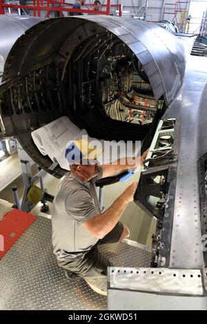 Chet Jones, 561st Aircraft Maintenance Squadron sheet metal mechanic ...