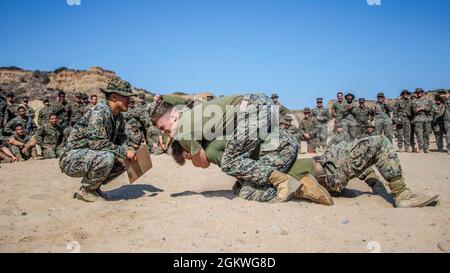 U.S. Marines with Headquarters and Headquarters Squadron, Marine Corps ...