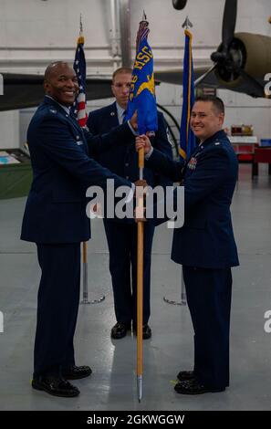 Col. Phelemon Williams, left, 436th Mission Support Group commander ...