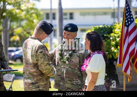 Col. Anthony T. Walters, 402nd outgoing commander, Maj. Gen. Chris ...