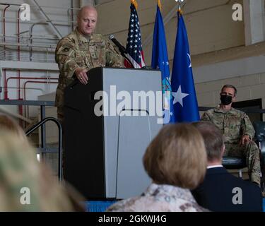 Col. Jason Grandy, 919th Special Operations Wing commander, sits in a ...