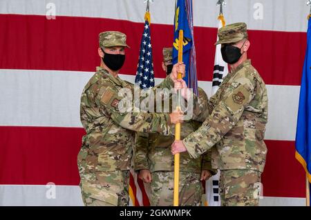 Col. Michael Fea, 51st Medical Group commander, left, awards the Legion ...