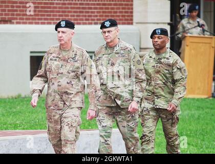 (From left) Maj. Gen. Terry Wolff commander of 1st Armored Division, Lt ...