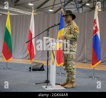 Brig. Gen. Monte Rone, Commander of 1st Cavalry Division Forward ...