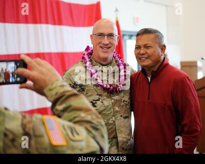 Army Chief Warrant Officer Oscar and Mabel Grammer are pictured with ...