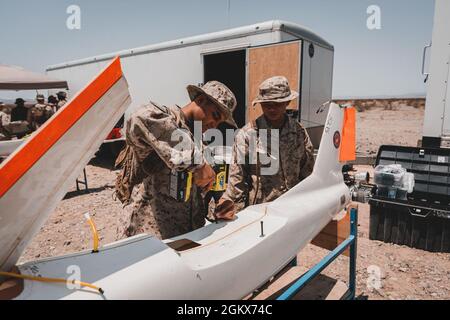 A U.S. Marine Corps Low Altitude Air Defense (LAAD) Basic Gunner Course ...
