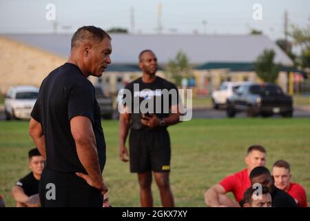 Gen. Michael Garrett and Command Sergeant Major Todd Sims visited Fort ...