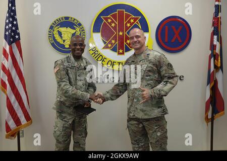 U.S. Army Reserve 9th Mission Support Command Commander Brig. Gen ...