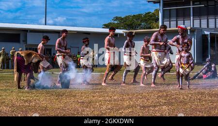 Members of the Bindal clan perform a traditional dance at a Welcome to ...