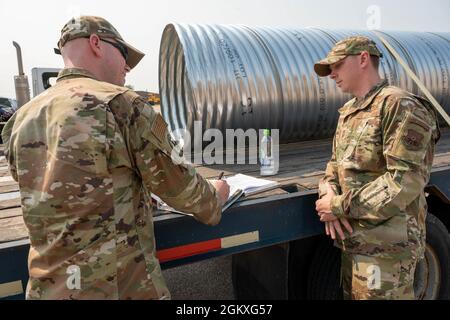 Master Sgt. Ryan Cannon, 28th Logistics Readiness Squadron convoy ...