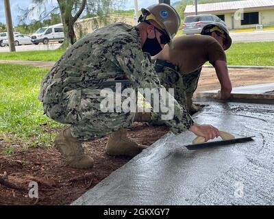 SANTA RITA, Guam (July 19, 2021) - Sen. Amanda Shelton provides ...