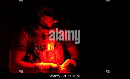 Special Operations Forces Medical Element (SOFME) members assigned to ...