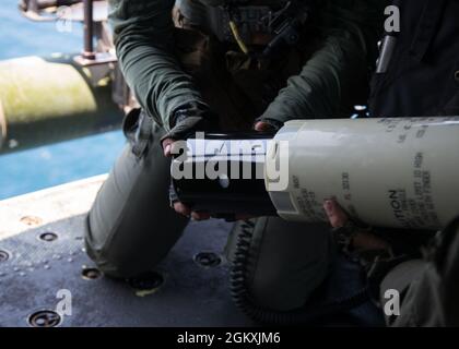 A Helicopter Light Anti-submarine Squadron 94 (HSL 94) SH-2F Seasprite ...