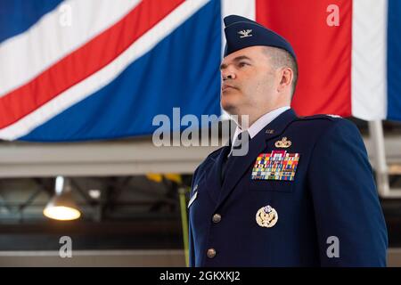 U.S. Air Force Col. Brian Finnerty, commander of the 129th Operations ...