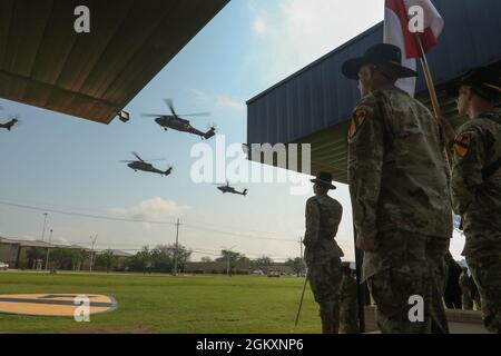The 1st Air Cavalry Brigade's Command Team, (left to right) Col ...