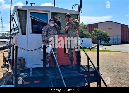 Col. Michael Johnson, 110th Aviation Brigade commander, passes the ...