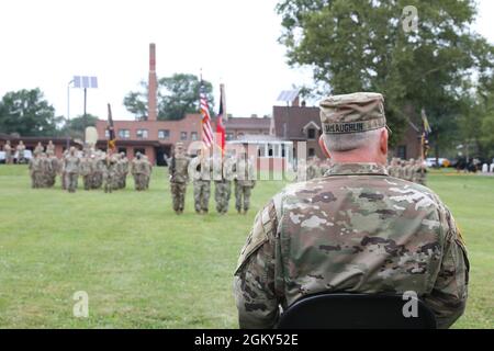 U.S. Army Colonel Robert W. Hughes and Command Sergeant Major Scott E ...