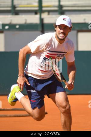 Davis Cup (Buenos Aires): Guido Pella (Argentina) during practice ...