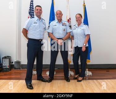 Col. Layne Trosper (left), Air Force Recruiting Service deputy ...