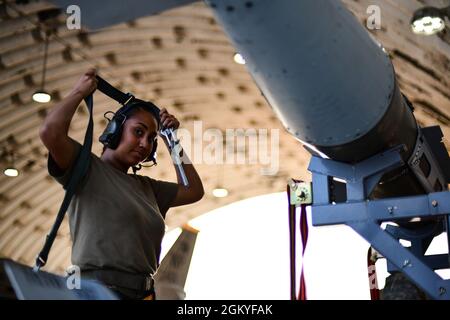 Staff Sgt. Azby Rockowitz, 80th Aircraft Maintenance Unit weapons load ...