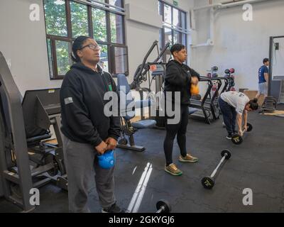 Maj. Aprill Bright, the chaplain for 1st Infantry Division Forward ...