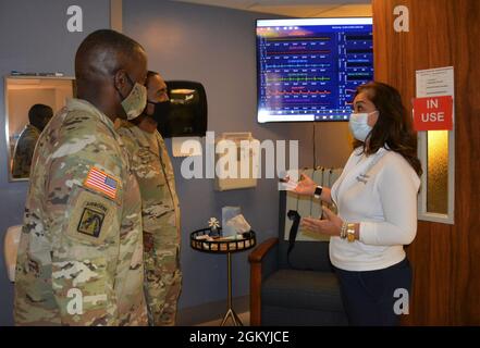 Command Sergeant Major Diamond Hough watches the MEDCOM Best Leader ...